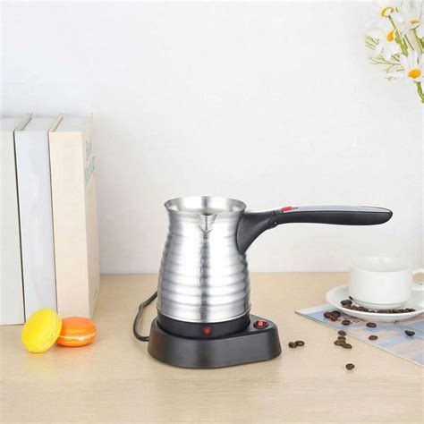 Uk Plug Stainless Steel Electric Coffee Potturkey Mini Portable Household Smallhand Pot Electric