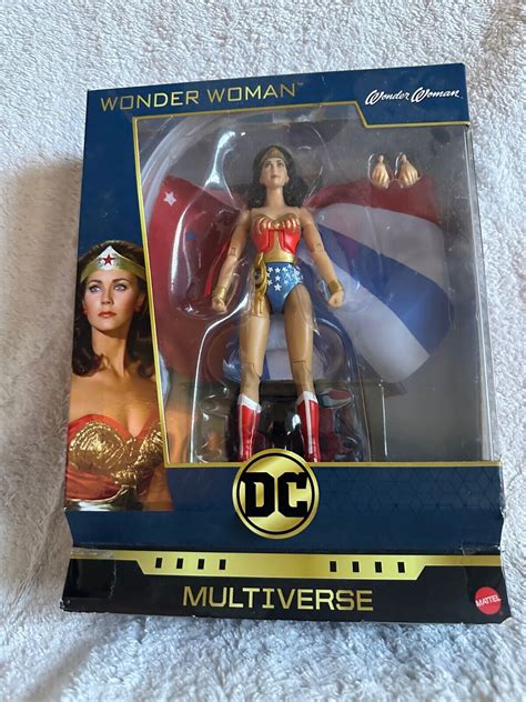 Lynda Carter Wonder Woman Action Figure In Original Sealed Box