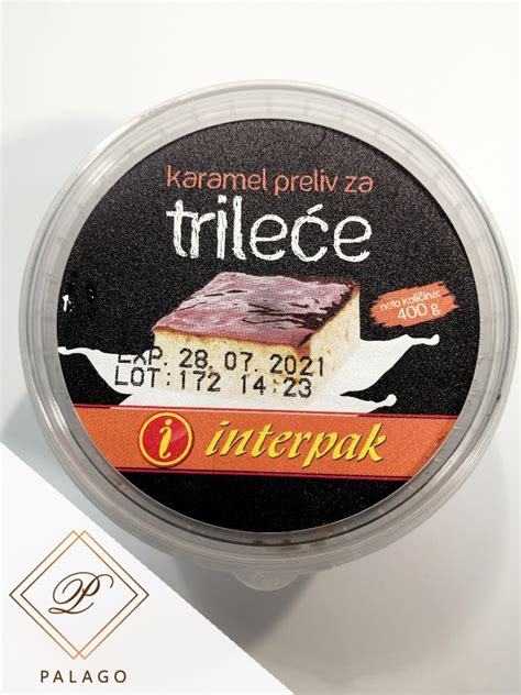 Karamel Preliv Za Trileće Kolač 400g Palago Sve Za Torte I Kolače