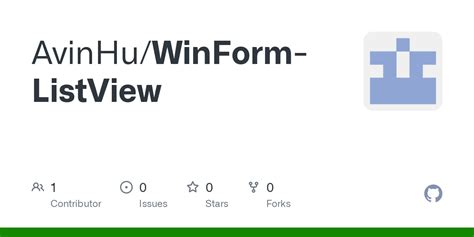 Github Avinhuwinform Listview