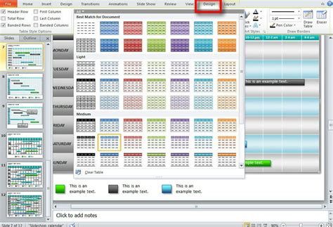 Easy And Effective Powerpoint Schedules FPPT