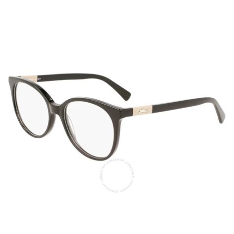 Longchamp Ladies Black Round Eyeglass Frames Lo2699 001 886895542487 Eyeglasses Jomashop