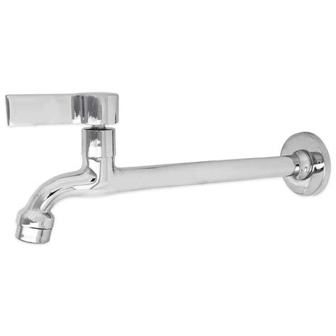 Torneira Tanque Reta Metal Parede 18cm 1 4v C70 Luxo Del Metais Leroy