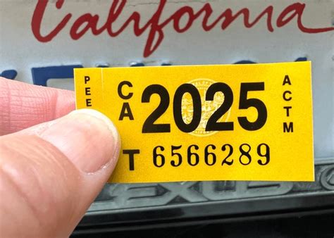 10 Car 2025 Dmv Sticker Ca Royalty Free Photos And Stock Images