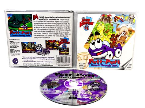 Putt Putt Travels Through Time Windows Mac 1997 Cd Rom Pc Appleby Games