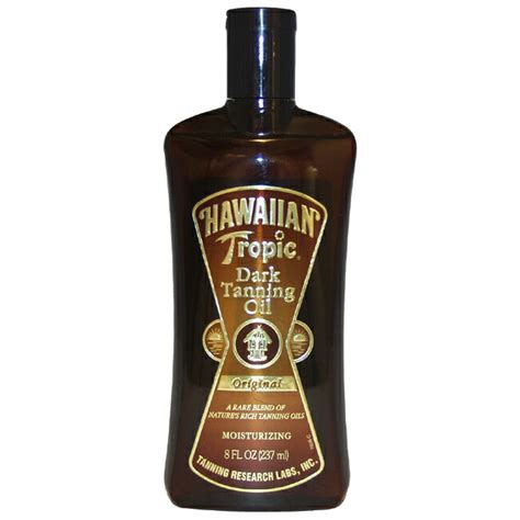 【楽天市場】dark Tanning Oil By Hawaiian Tropic For Unisex 8 Oz Bronzer