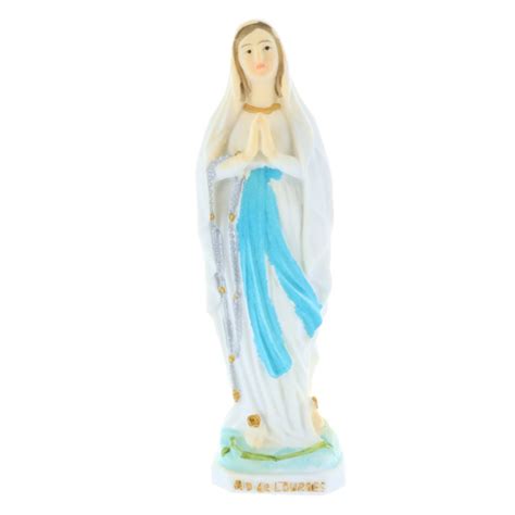 Our Lady Of Lourdes Colour Statue 8 Cm