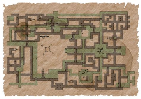 Sewer Dungeon For Minecraft Map