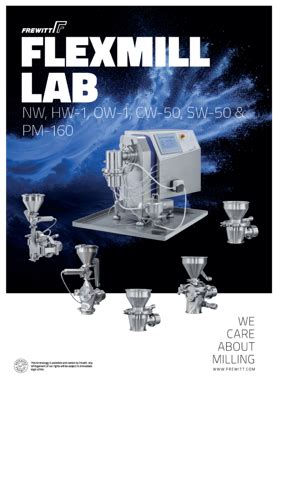 Frewitt Product Range Frewitt Your Partner For Milling And Powder Processing