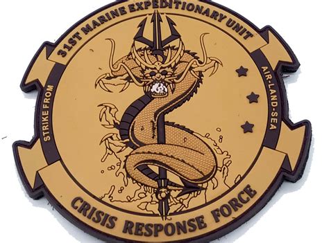 31st Meu Pvc Tan Patch With Hook And Loop Squadron Nostalgia