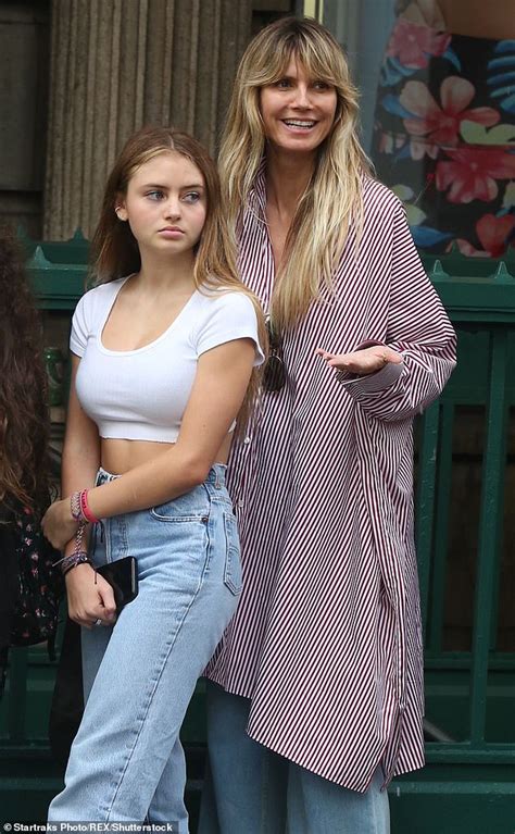 Heidi Klums Daughter Leni Was Asked To Model At Age Twelve Leni Klum