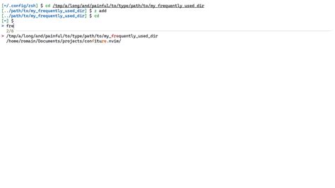 Zjumper A Very Simple Zsh Plugin Using Fzf To Bookmark And Cd To Your