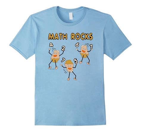 Math Rocks Funny Mathematics T Shirt Pl Polozatee