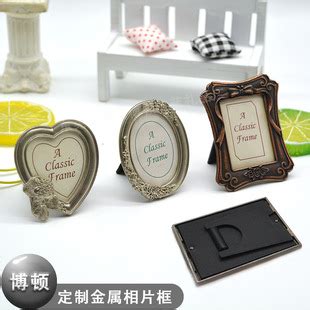 创意时尚金属相框定制精美风景人像照片框卧室客厅装饰相片框定做 阿里巴巴