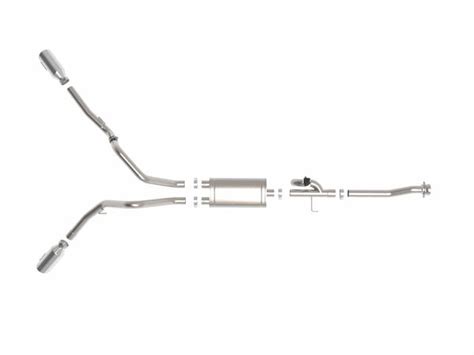 Afe Gemini Xv 3in 304 Ss Cat Back Exhaust 2021 Ford F 150 V6 27l35l