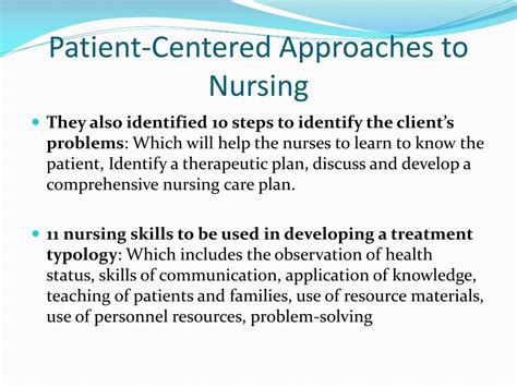 Ppt Faye G Abdellahs Patient Centered Approach In Nursing Theory
