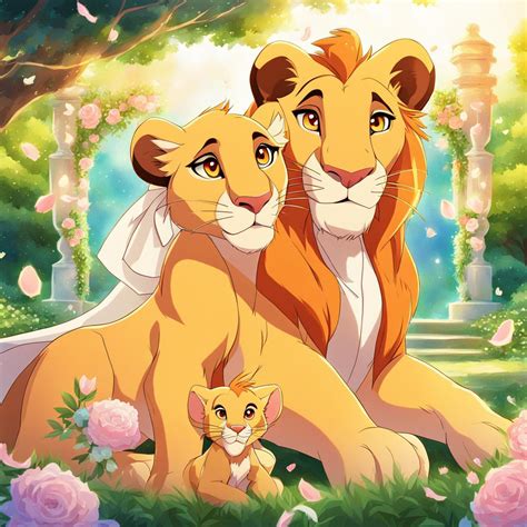 Simba And Nala Wedding By Zoelaetitia On Deviantart