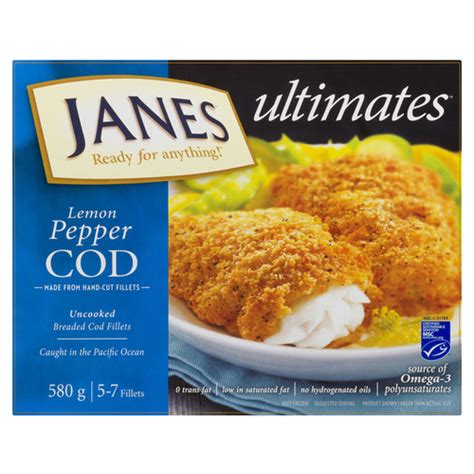 Buy Janes Breaded Cod Lemon Pepper 580 G Sobeys Inc