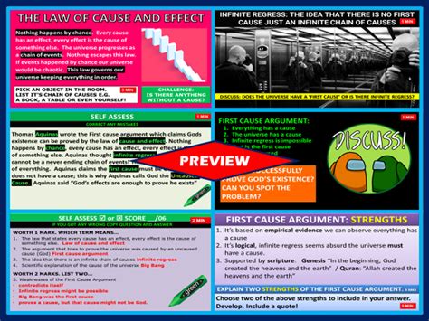 First Cause Argument Teaching Resources
