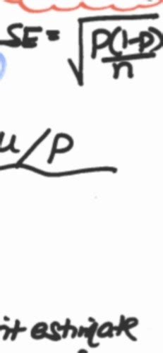 Statistics Module 17 Sampling Distribution Of P Hat Flashcards Quizlet