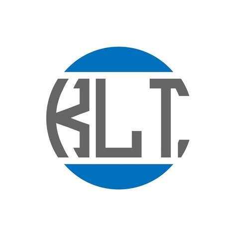 Klt Letter Logo Design On White Background Klt Creative Initials