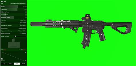 COMPETETIVE NIGHT M4A1 BUILD : r/deadline_roblox