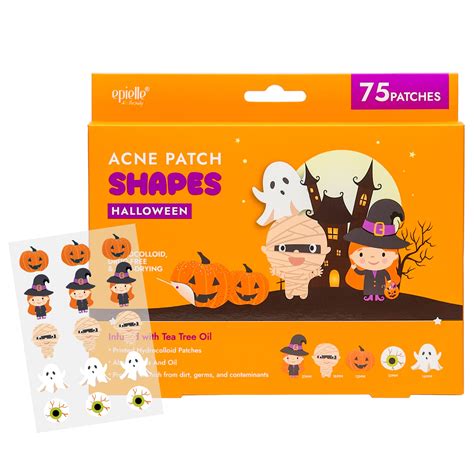 Acne Patch Shapes Halloween 75 Patches Infused With Tea Tree Oil Epielle®
