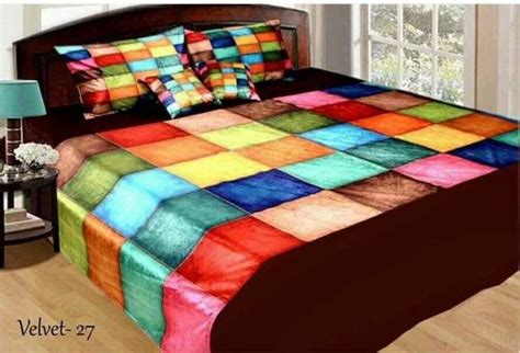 Velvet Digital Print Bed Sheets At ₹ 850piece Velvet Bed Sheet In