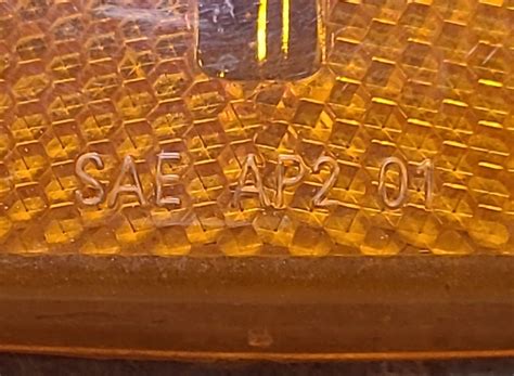 Buy Used Sae Ap2 01 Replacement Lens For Marker Lights Amber Online Young Farts Rv Parts