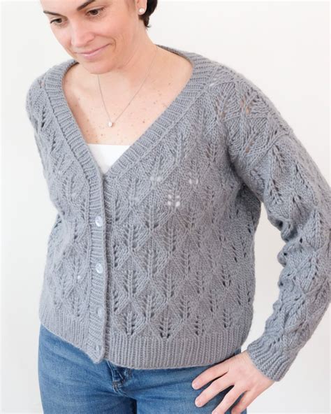Lace V Neck Cardigan Knitting Pattern Mckenzie Cardigan — Ashley Lillis