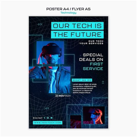Innovative Technology Flyer Template Free Psd