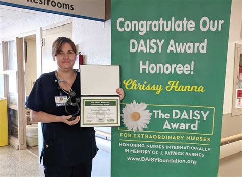 Beebe Presents Daisy Award To Chrissy Hanna Cape Gazette