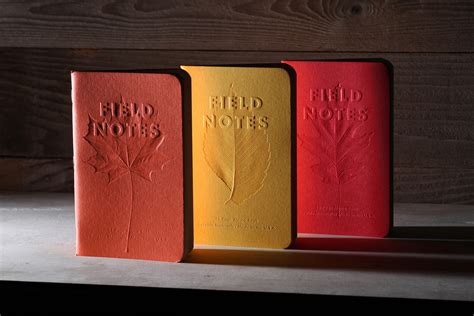Field Notes Autumn Trilogy ~ Set Of Three Lined Pocket Notebooks
