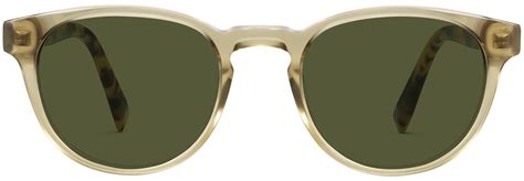 Percey Eyeglasses In Crystal With Oak Barrel And Blue Bay