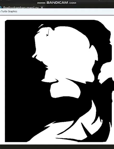 Hanuman Ji🔥drawing Using Python Turtle Please Like Share And