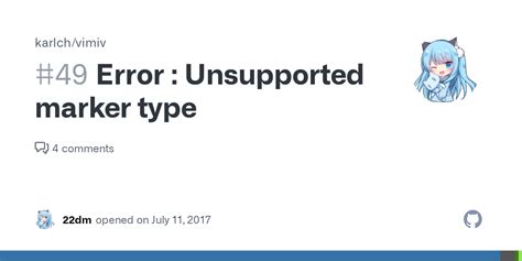 Error Unsupported Marker Type · Issue 49 · Karlchvimiv · Github