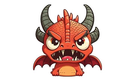 Premium Vector Dragon Angry Vector Illustration
