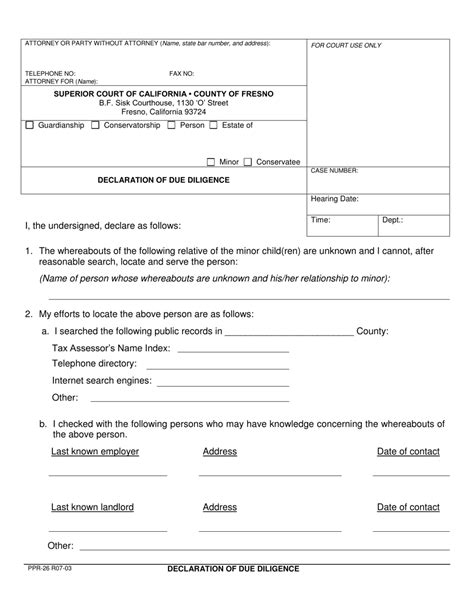 Form Ppr 26 Fill Out Sign Online And Download Fillable Pdf County