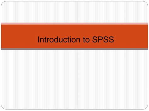 Spss Introppt