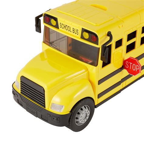 Lights And Sounds School Bus Toy Kmart Nz