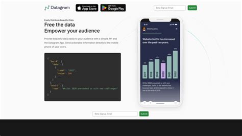 Datagram Beautiful Data On Your Mobile