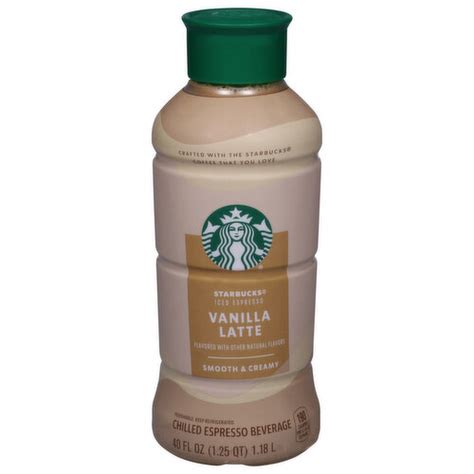 Starbucks Espresso Beverage Vanilla Latte Chilled Smart And Final
