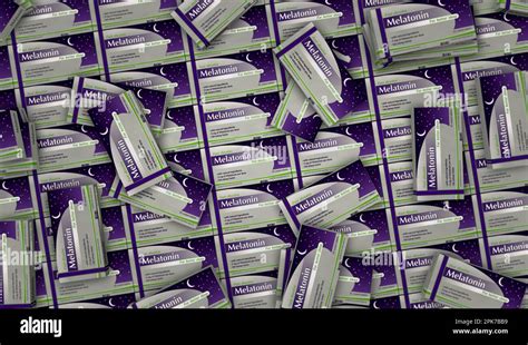 Melatonin Tablets Box Production Line Medical Sleeplessness Help And