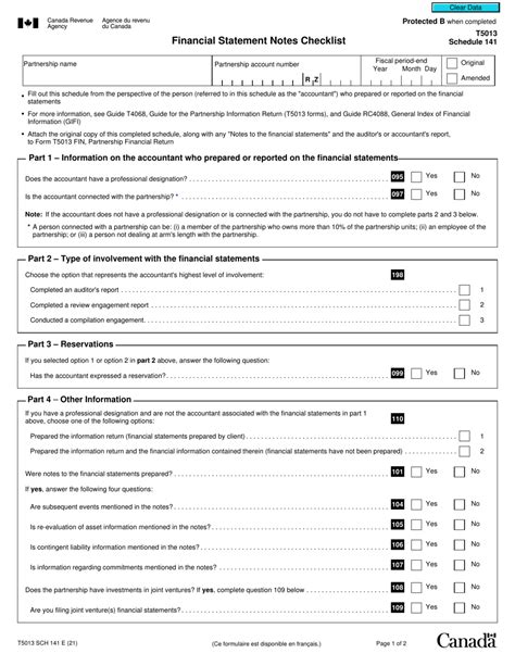 Form T5013 Schedule 141 Fill Out Sign Online And Download Fillable