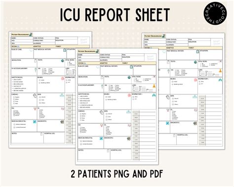 Icu Report Template