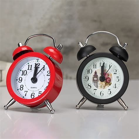 Popular Clock Small Bed Alarm Clocks Cute Mini Met Grandado