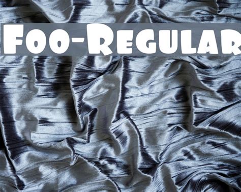 Foo Regular Font