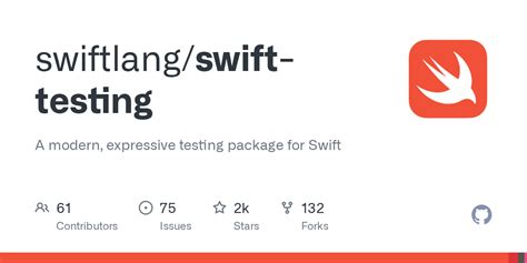 Github Swiftlangswift Testing A Modern Expressive Testing Package For Swift