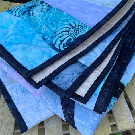 Stingray Quilt Sea Life Blanket Custom Sting Ray Quilt Etsy Uk