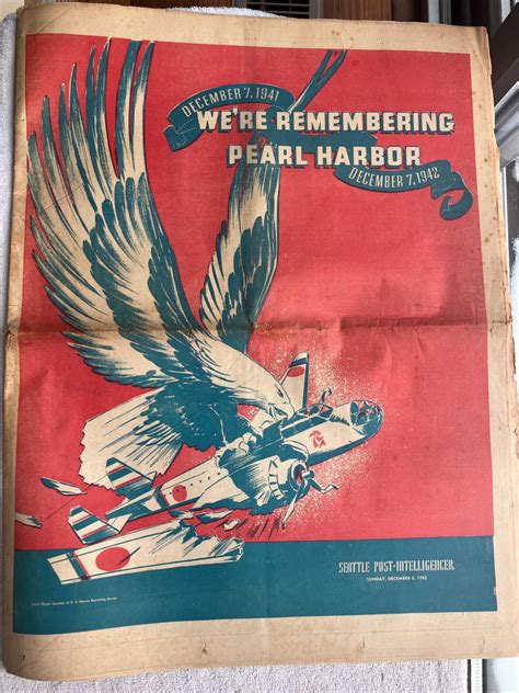 Pearl Harbor Newspaper Etsy